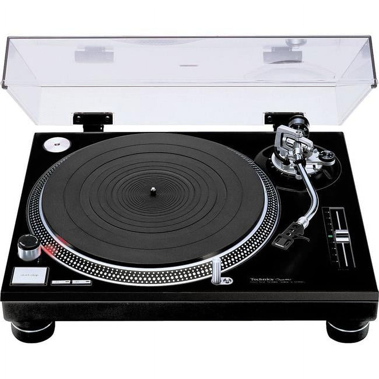 Classic Quartz direct-drive Professional DJ Turntable w/Headshell Black ...