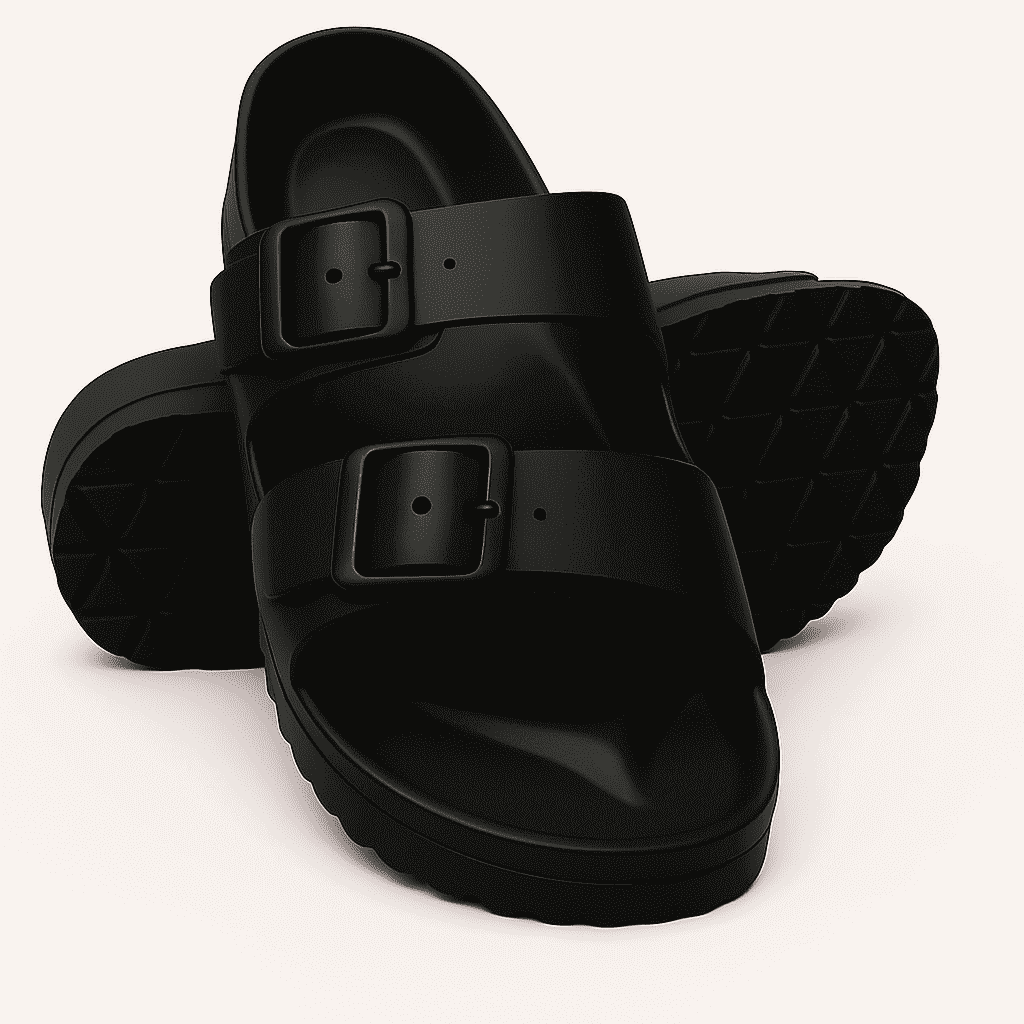 TX102 Men’s Sandals – Arch Support Slide Sandals with Adjustable Buckle ...