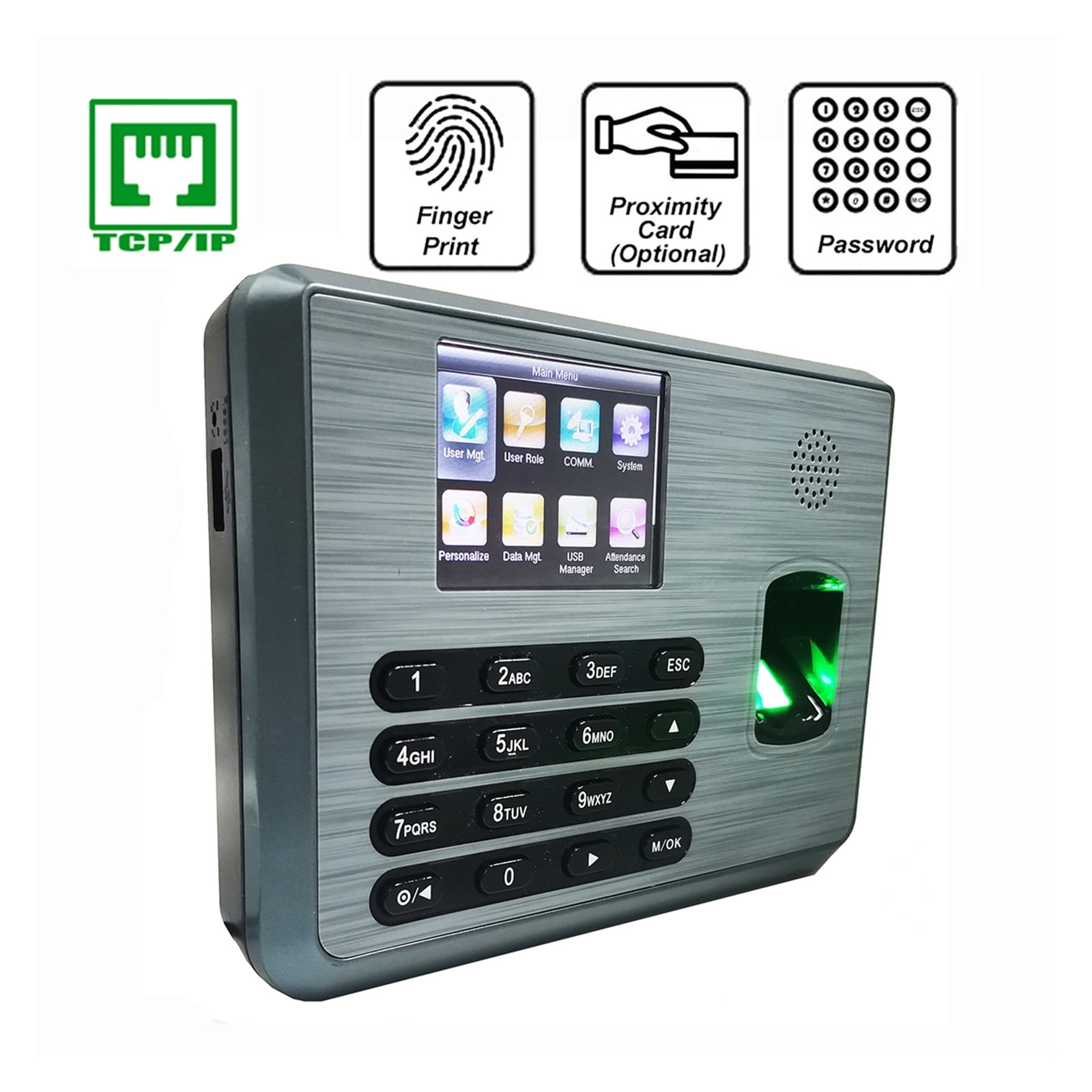 TX628 Tcp/ip Biometric Attendance System Fingerprint Time Clock ...
