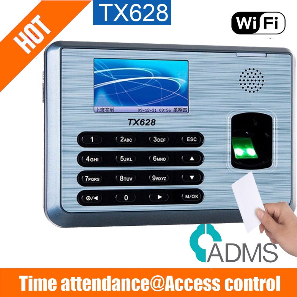 TX628 Time Attendance Machine TCP/IP Webserver Fingerprint Time ...