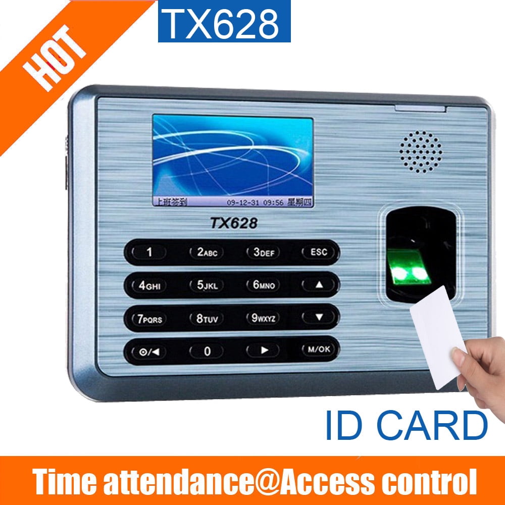 TX628 Time Attendance Machine TCP/IP Webserver Fingerprint Time ...