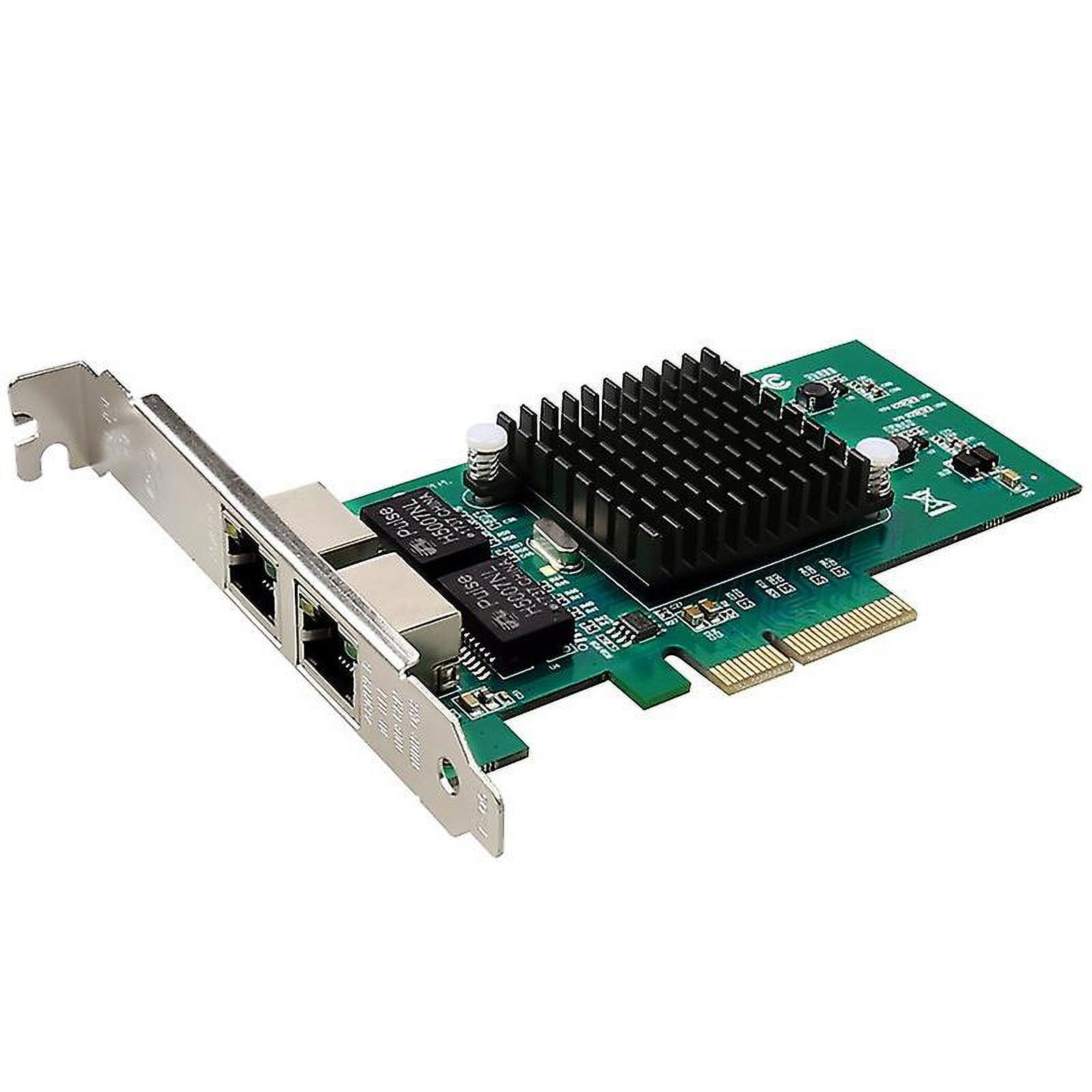 TXA030 Intel 82576 Desktop PC Dual RJ45 Port Network Card 1000Mbps PCI ...