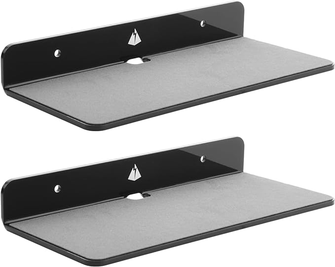 TXEsign Wall Shelves Speaker Shelf-2 Pack, 9 Inch Small Wall Shelf ...