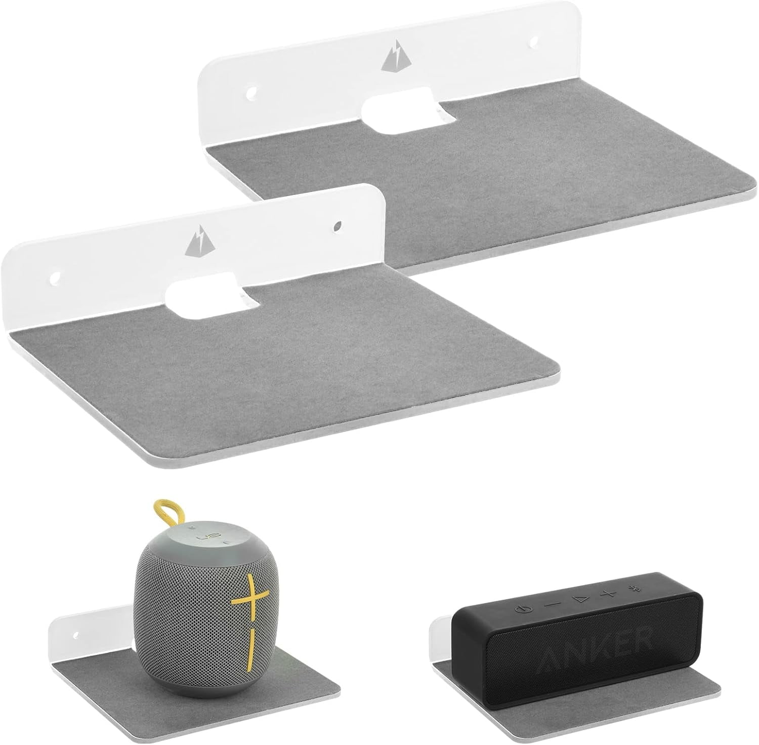 TXEsign Wall Shelves Speaker Shelf 2 Pack, Small Wall Shelves Speaker ...