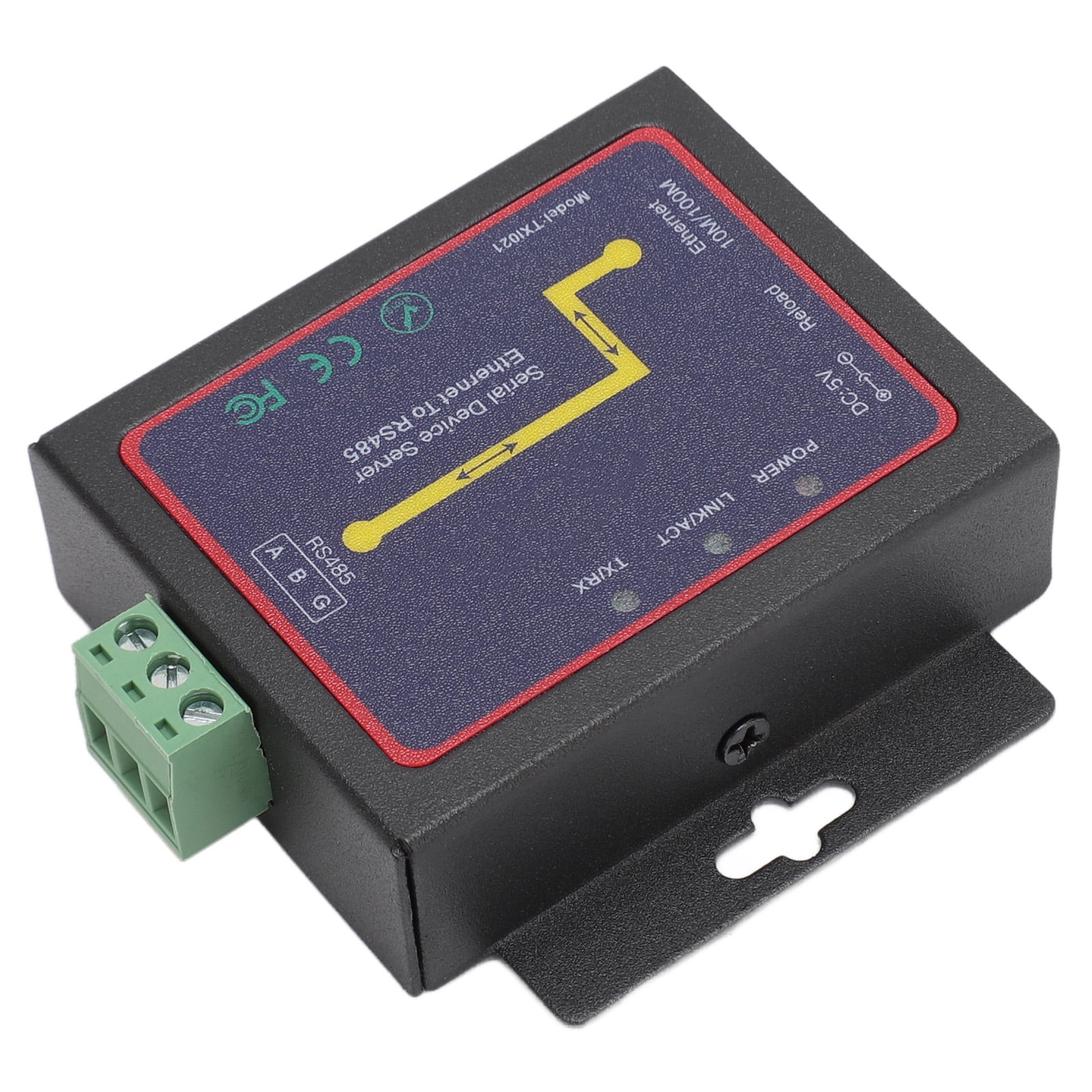 TXI021 RJ45 to RS485 Serial Network Adapter Industrial Grade TCP RTU ...