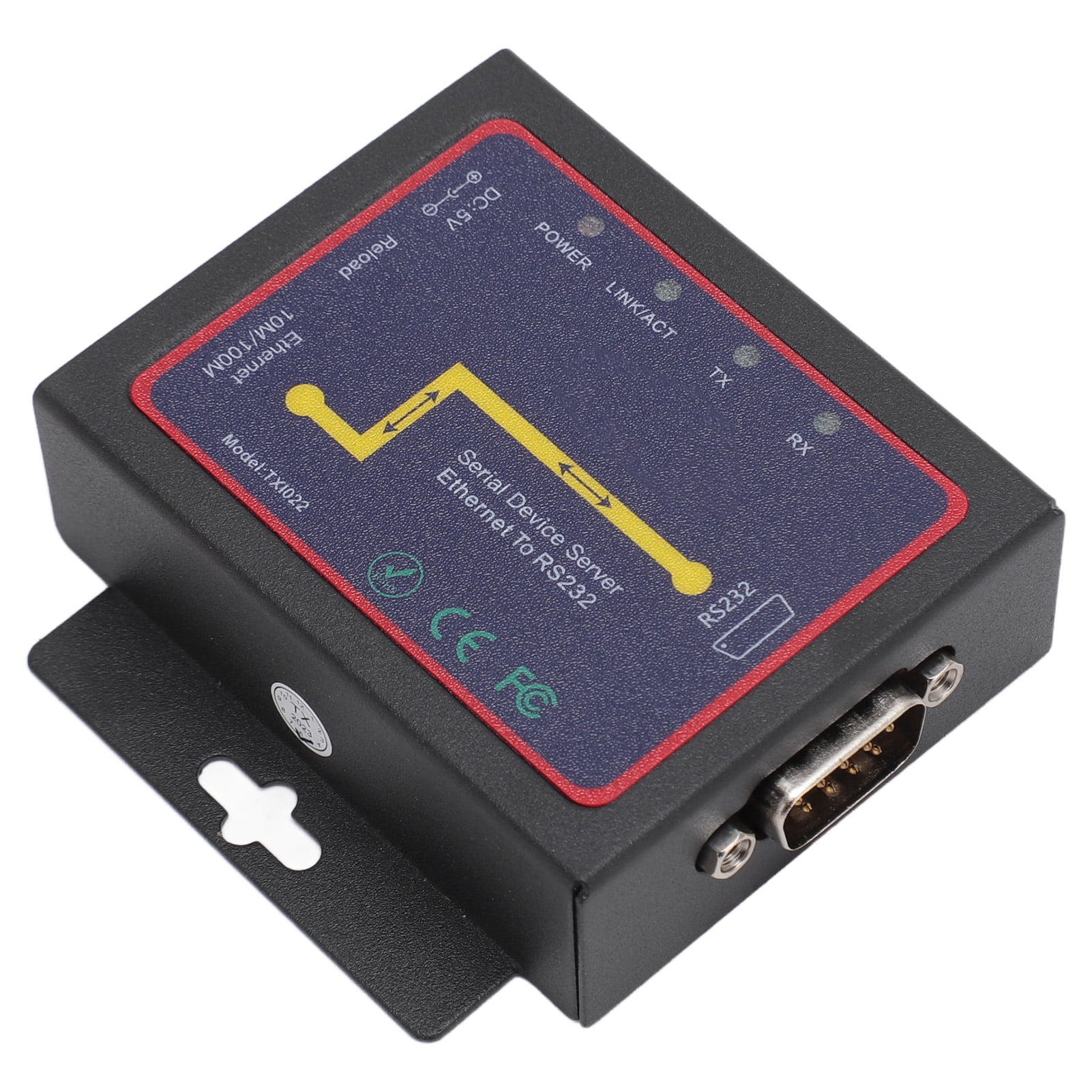 TXI022 RJ45 to RS232 Serial Network Adapter Bi Directional Transfer TCP ...