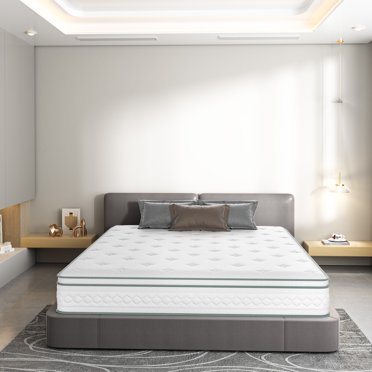 Zinus 12" Green Tea Luxe King Memory Foam Mattress, Made of US Foam and ...