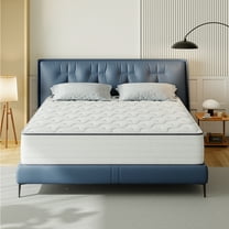 Crystli 10" Queen Memory Foam Mattress Hybrid Bed Mattress with Medium ...