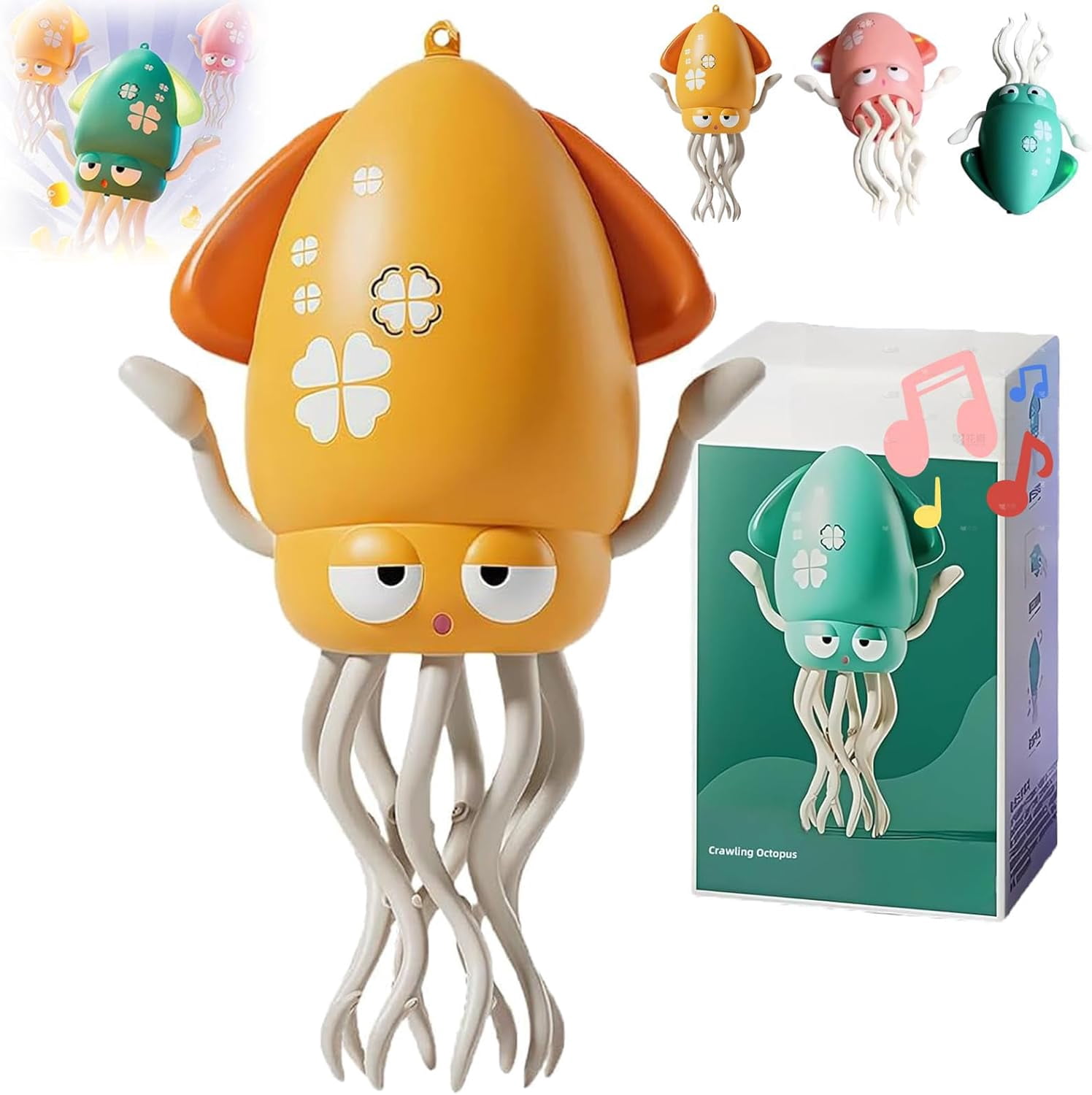 TXPNG Dancing Octopus, Electric Crawling Octopus Toy, Electric Auto ...