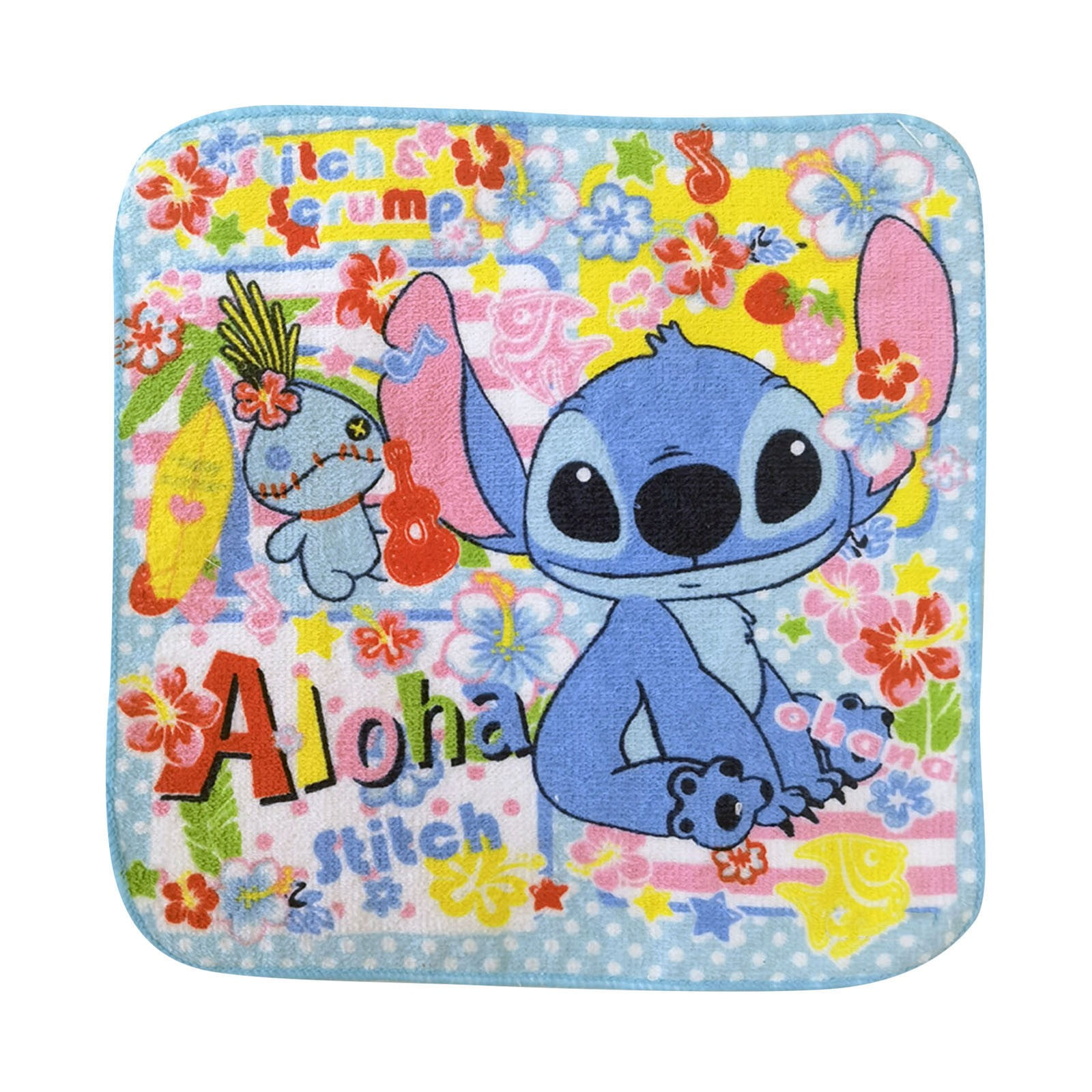 TXPNG Lilo & Stitch Cartoon Small Square Hand Towel, Star Stitch Hand ...