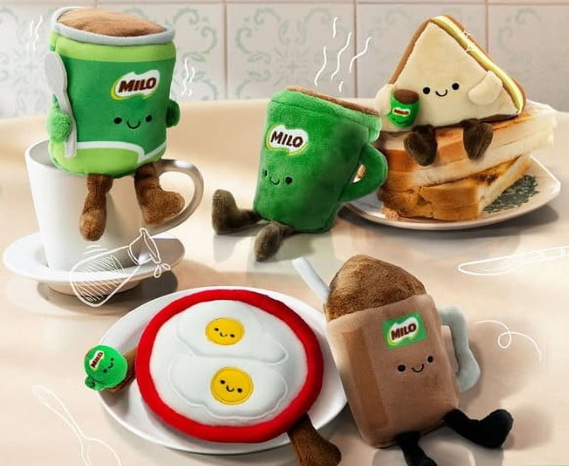 TXPNG MILO Series #Team Plush Toy Collection, 7.8" MILO 75th Plushies Dolls, Kaya Toast, MILO ...