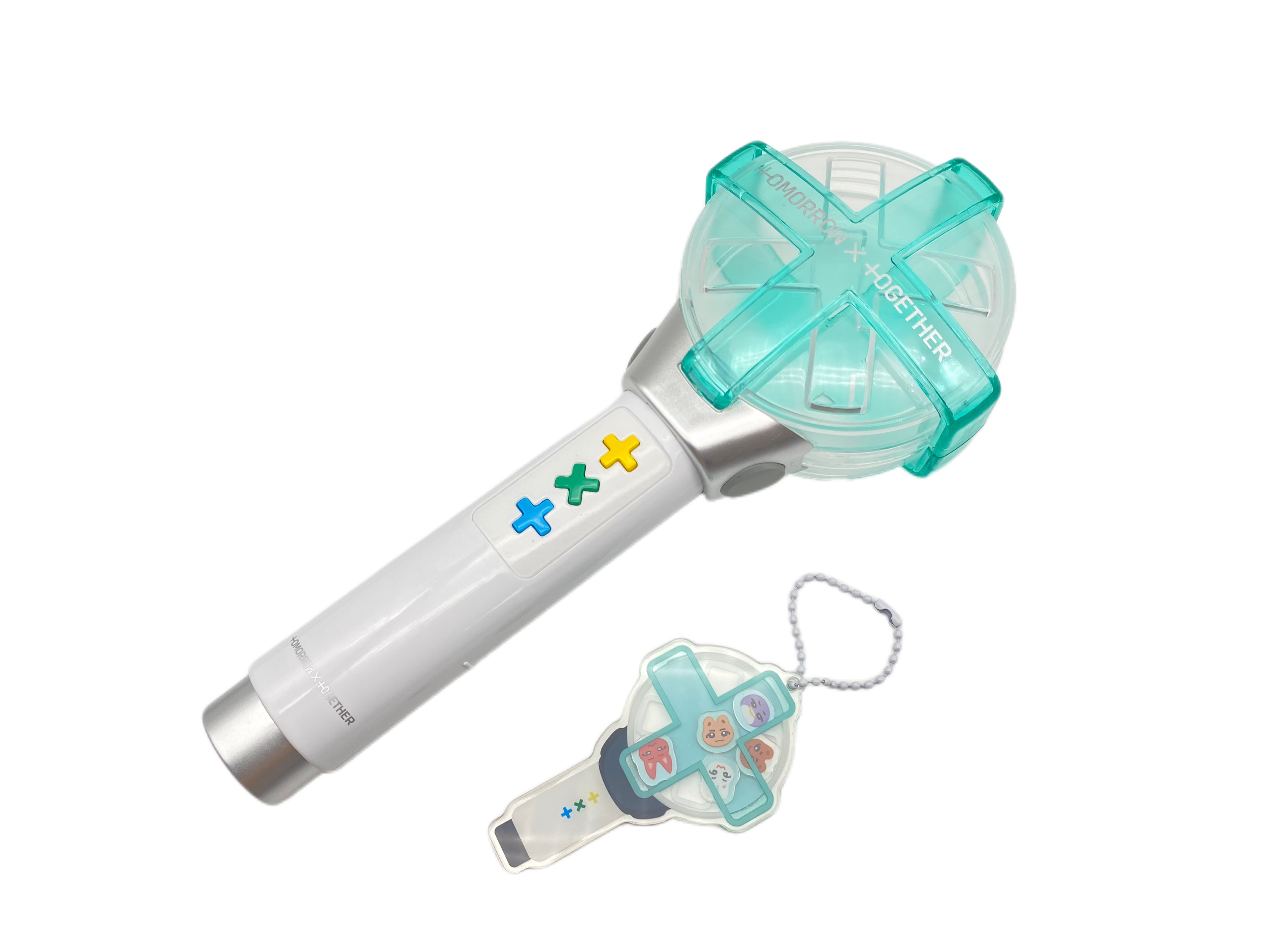 TXT Acrylic Lightstick MOA Shaken Key Ring Pendant Keychains Decoration ...