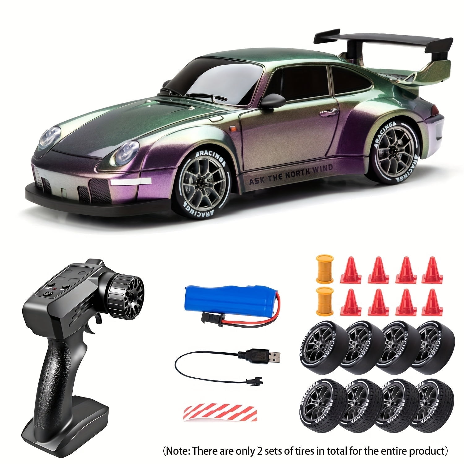 TXT- MATRIX 1:24 Scale RC Drift Car - 2.4GHz 4WD High-Speed Remote ...