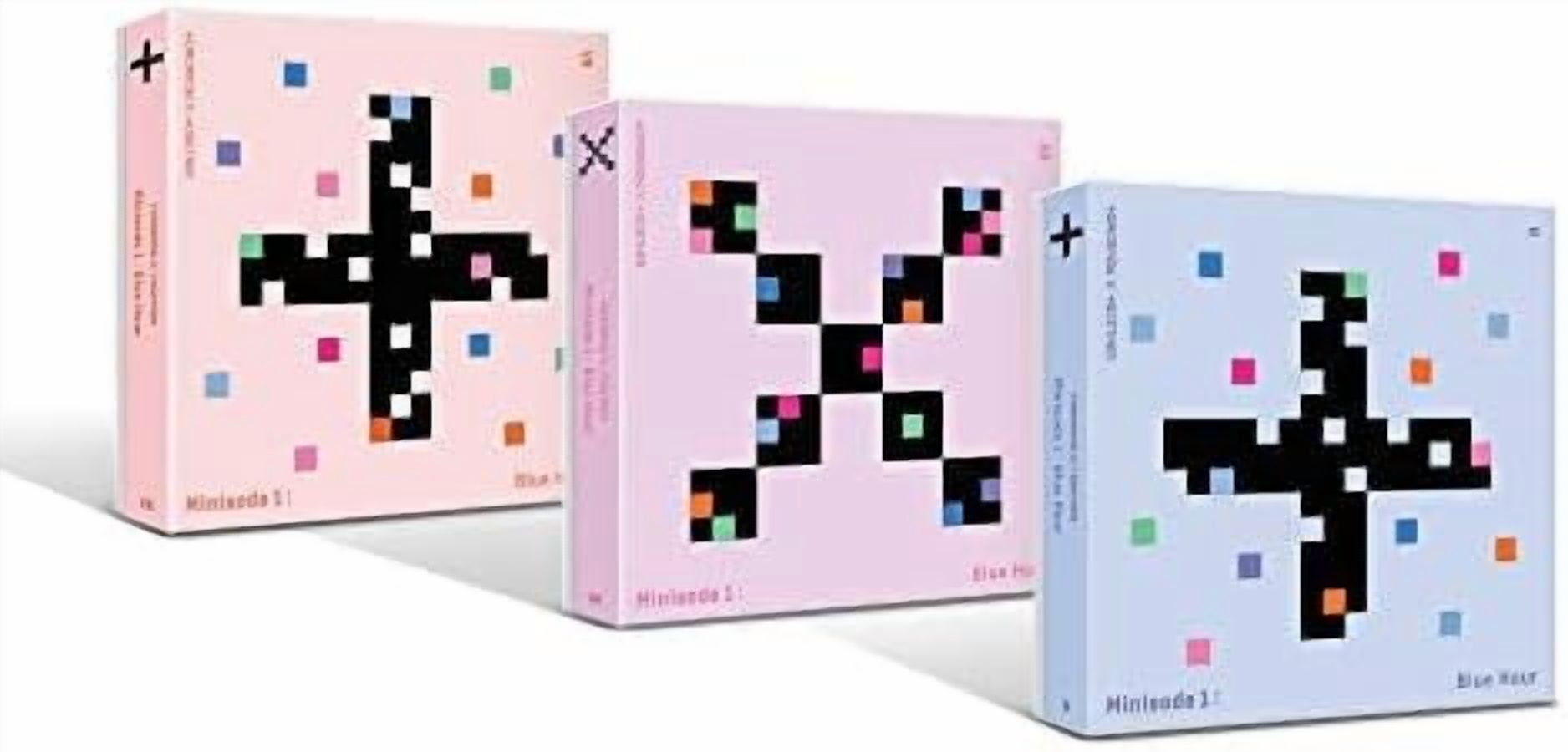 TXT - minisode1 : Blue Hour Album+Folded Poster+Extra Photocards Set ...