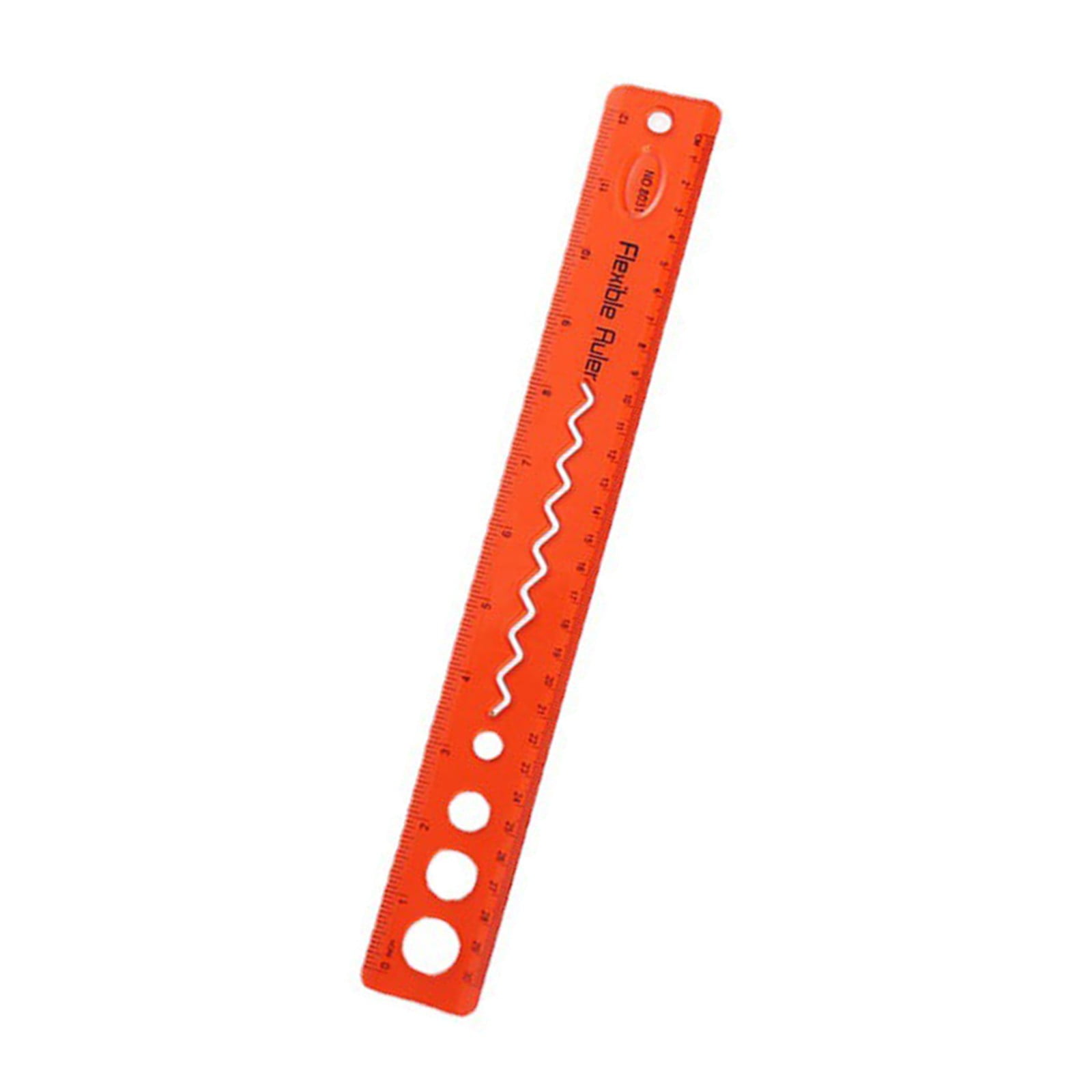 TXYRDXK 1 Pack Clear Plastic 12 Inch Straight Flexible Ruler With ...