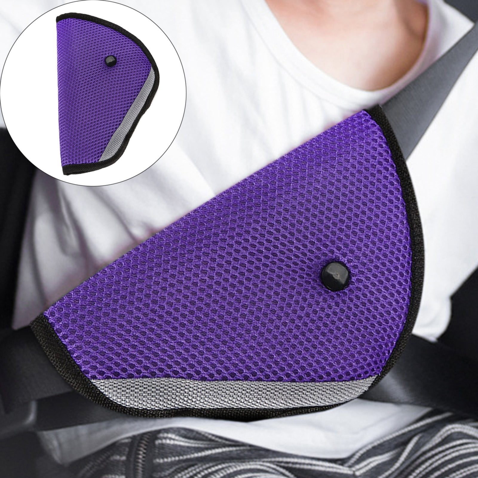 TXYRDXK 1Pc Car Safety Belt Protect, Soft Auto Seat Belt Cover Seatbelt ...