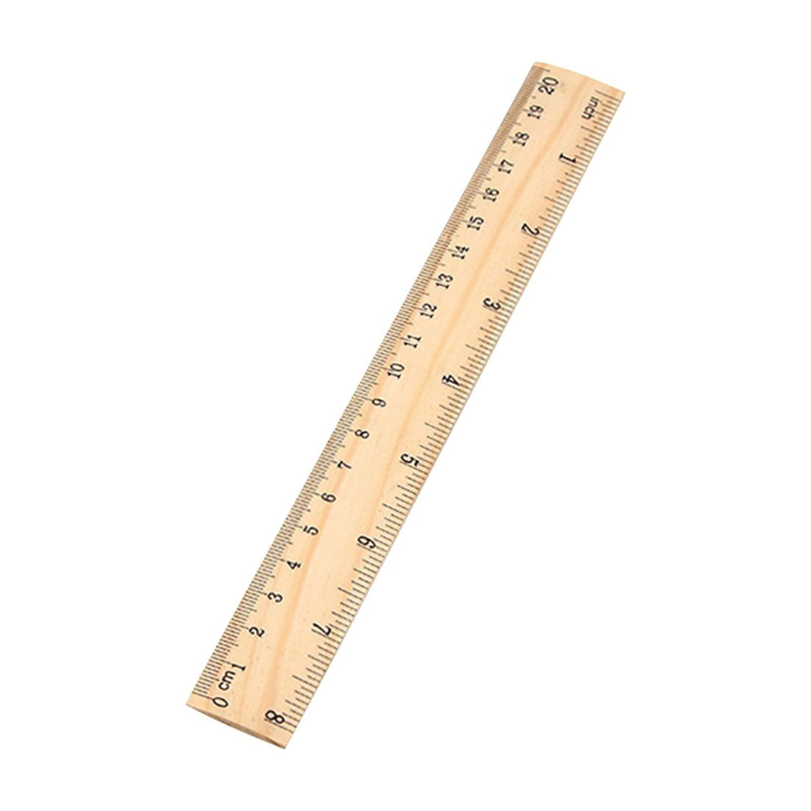 TXYRDXK 1Pc Wooden Ruler 8 Inch Rulers Bulk Wood Measuring Ruler for ...