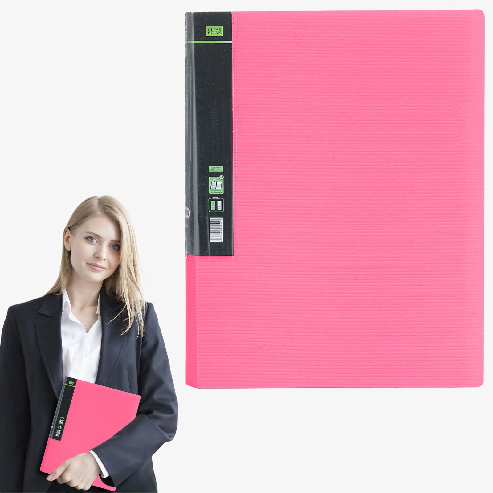 TXYRDXK 40-Pocket Portfolio Binder Organizer, Binder Sheet Protectors 8 ...