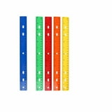 TXYRDXK 6Pc Clear Plastic Rulers 12 Inch, Transparent Rulers with ...