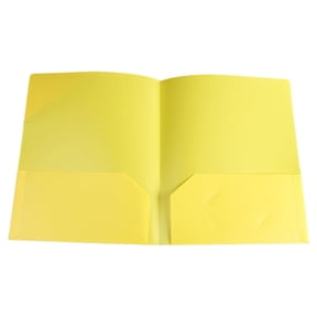 Folders in Office Supplies | Yellow - Walmart.com