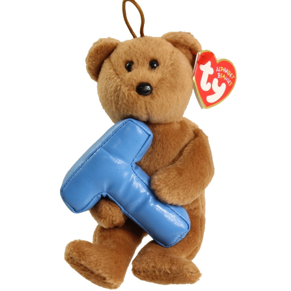TY Alphabet Beanie Baby - T (5.5 inch) - Walmart.com