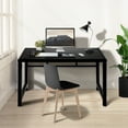 TY Arts & Culture Modern 47" Office Computer Desk Metal Frames PC ...