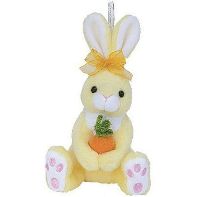 TY Basket Beanie Baby - NIBBLES the Bunny (6 inch) Plush - Walmart.com