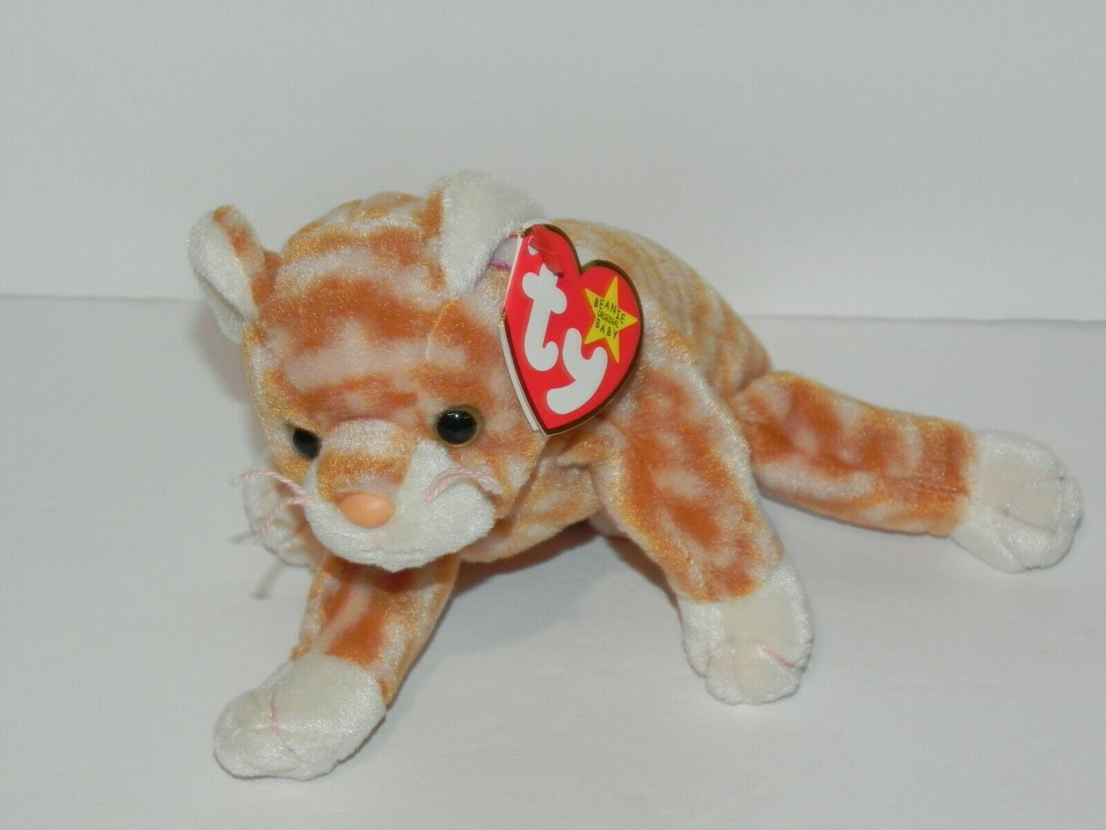 TY Beanie Babies - Amber The Gold Tabby Cat - Walmart.com