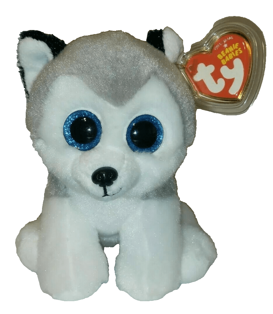 TY Beanie Babies - BUFF the Husky Dog (Regular Size 6" Plush) (BONUS ...