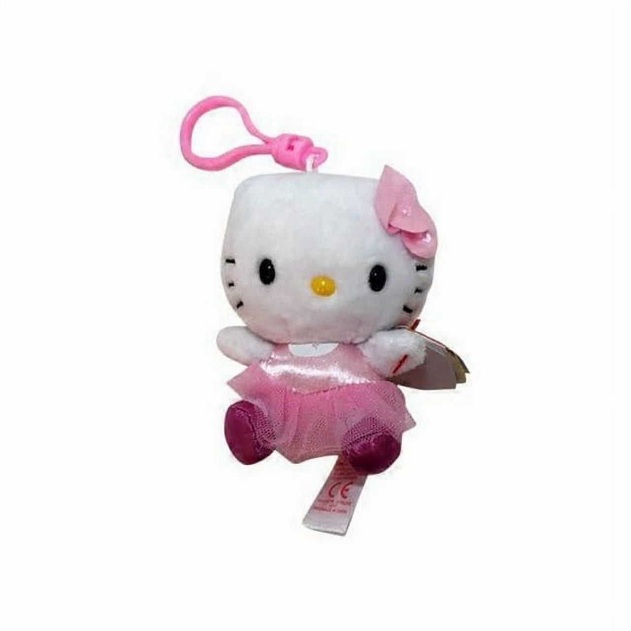 TY Beanie Babies - Hello Kitty Ballerina Key Clip Plush (BONUS 1 FUN ...