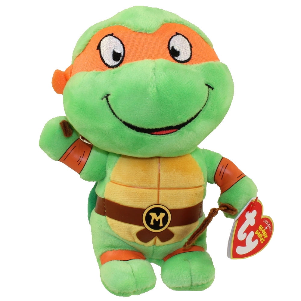 TY Beanie Babies - MICHELLANGELO Teenage Mutant Ninja Turtles 6" Plush ...
