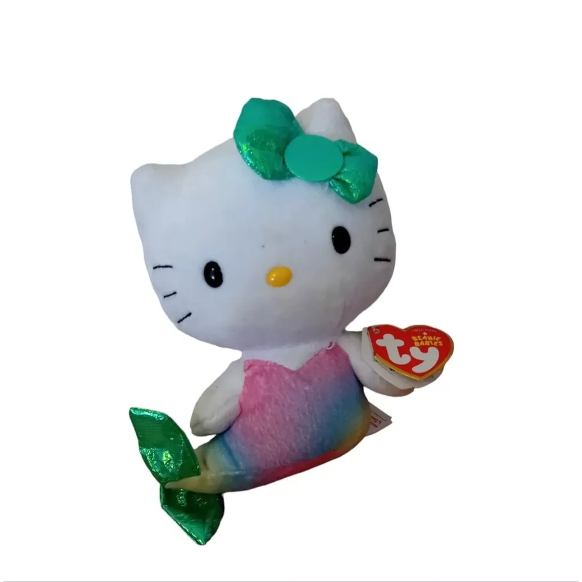 TY Beanie Babies - Sanrio Hello Kitty Rainbow Mermaid 6" Plush (BONUS ...