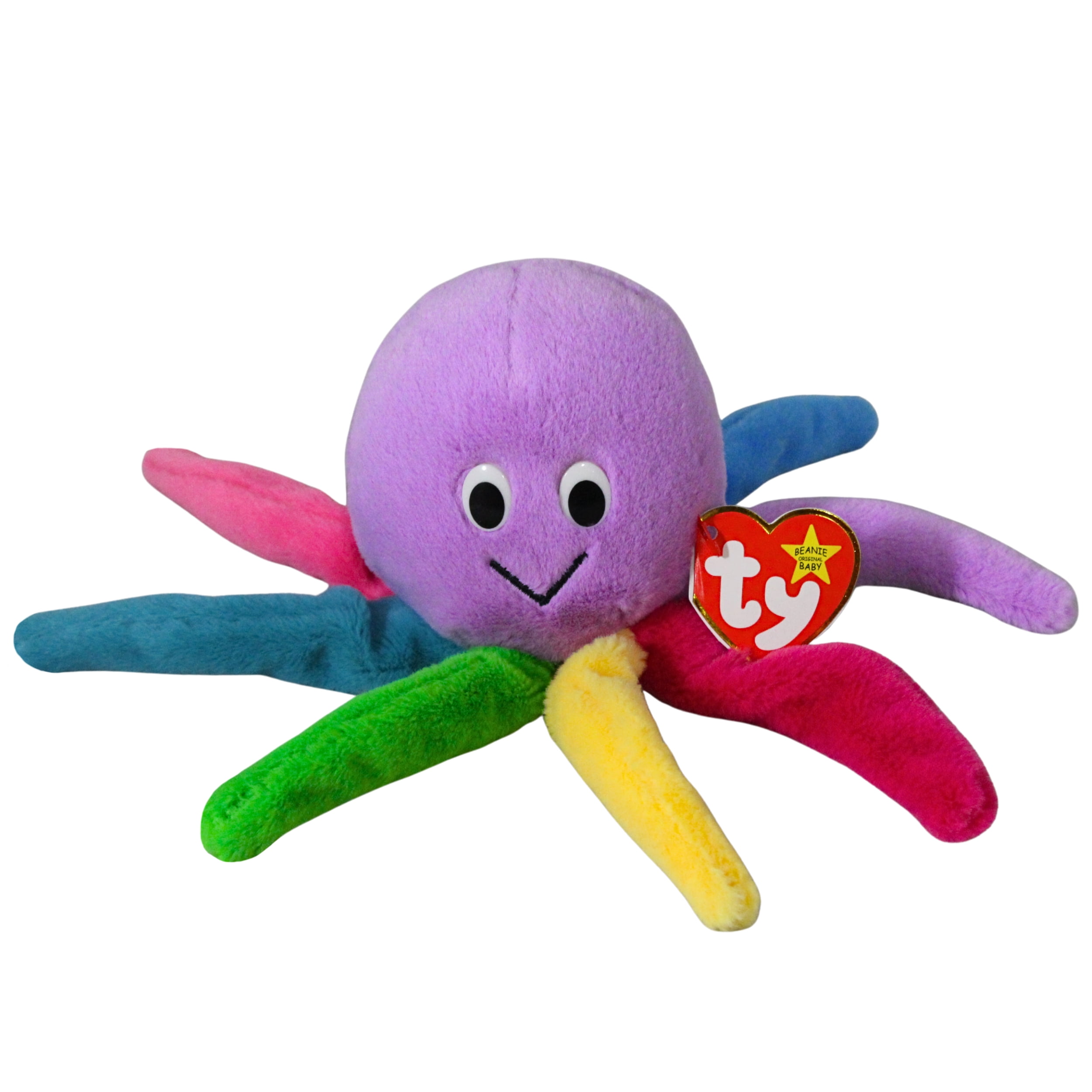 Ty Beanie Baby - Blinky the Octopus – 30th Anniversary - Stuffed Animal ...