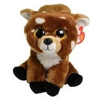 TY Beanie Baby - BUCKLEY the Deer 6" Plush (Glittery Eyes) With Fun ...