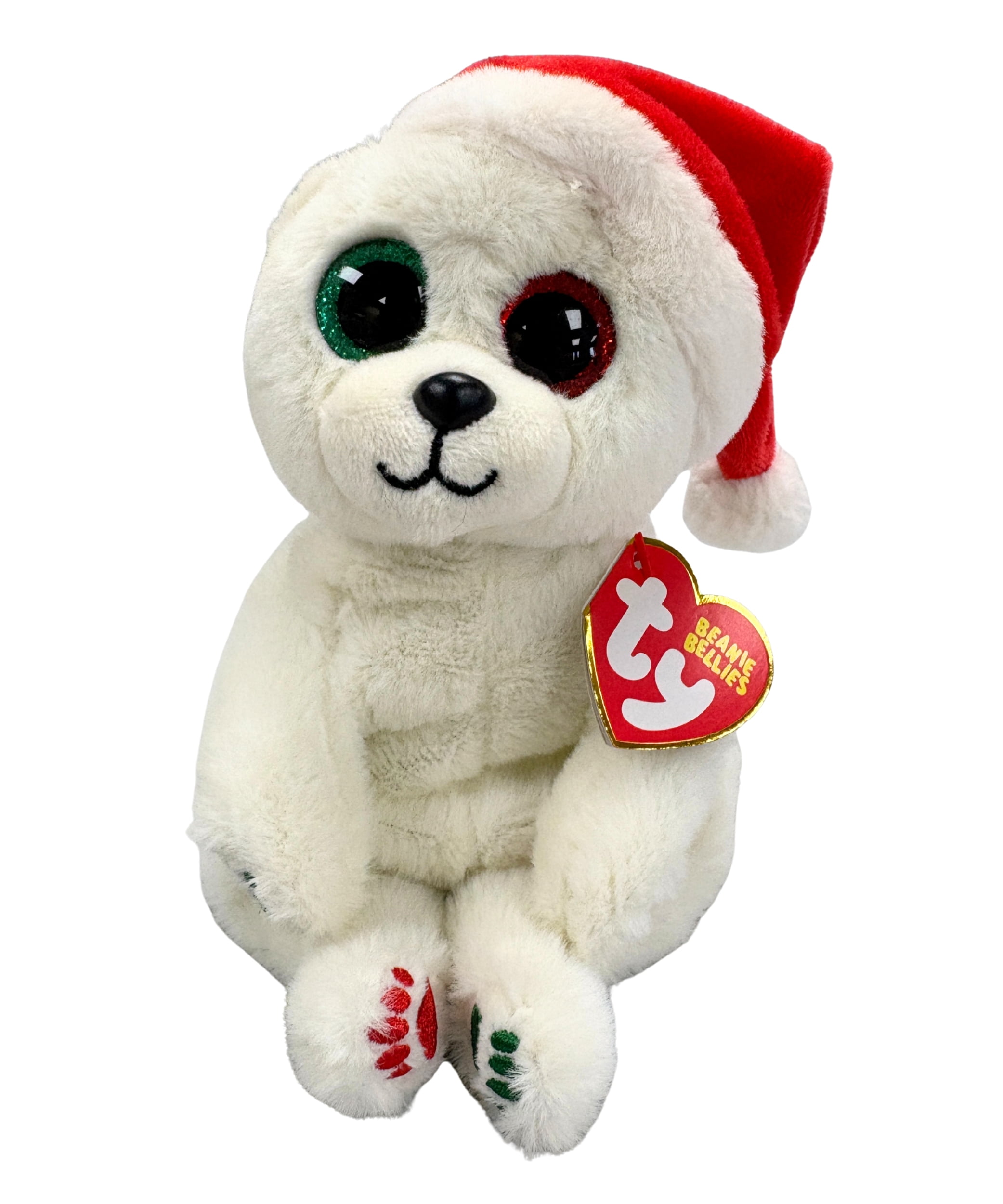 Ty Beanie Bellies - Emery the Polar Bear – Glitter Eyes - Stuffed ...