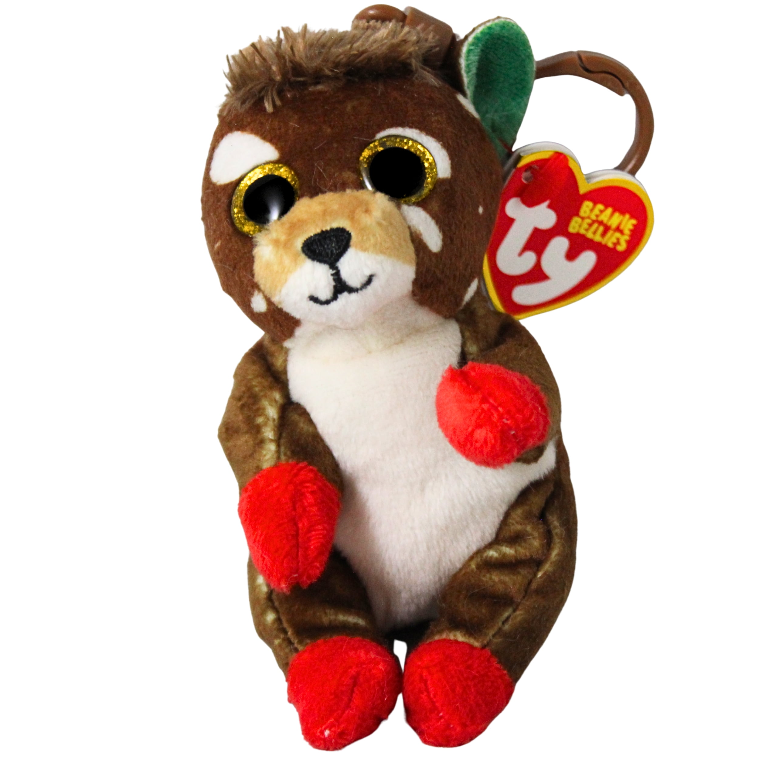 Ty Beanie Bellies (Key Clip) - Juno the Reindeer - Stuffed Animal ...