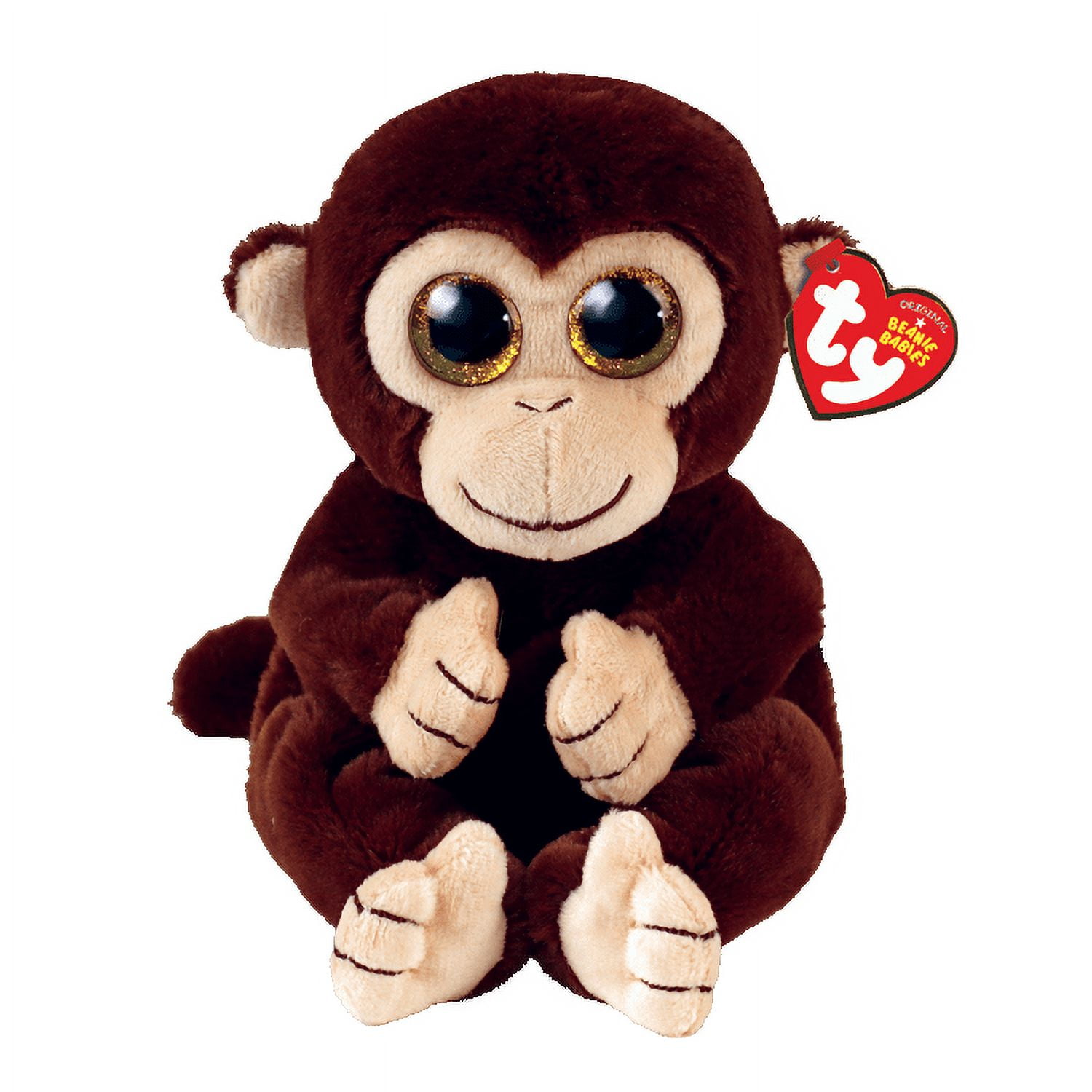 TY Beanie Baby - MATTEO the Brown Monkey, 6 inch Plush Stuffed Animal ...
