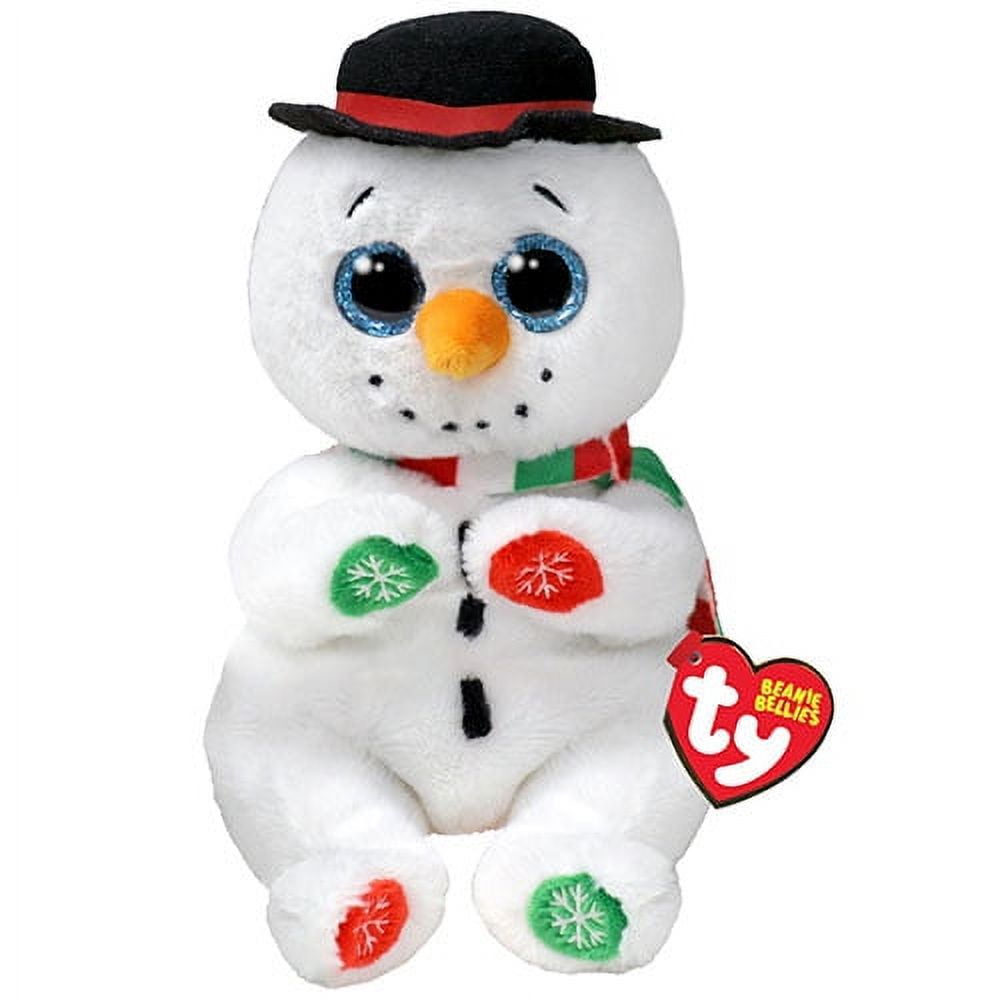 TY Beanie Baby (Beanie Bellies) - WEATHERBY the Christmas Snowman (8 ...