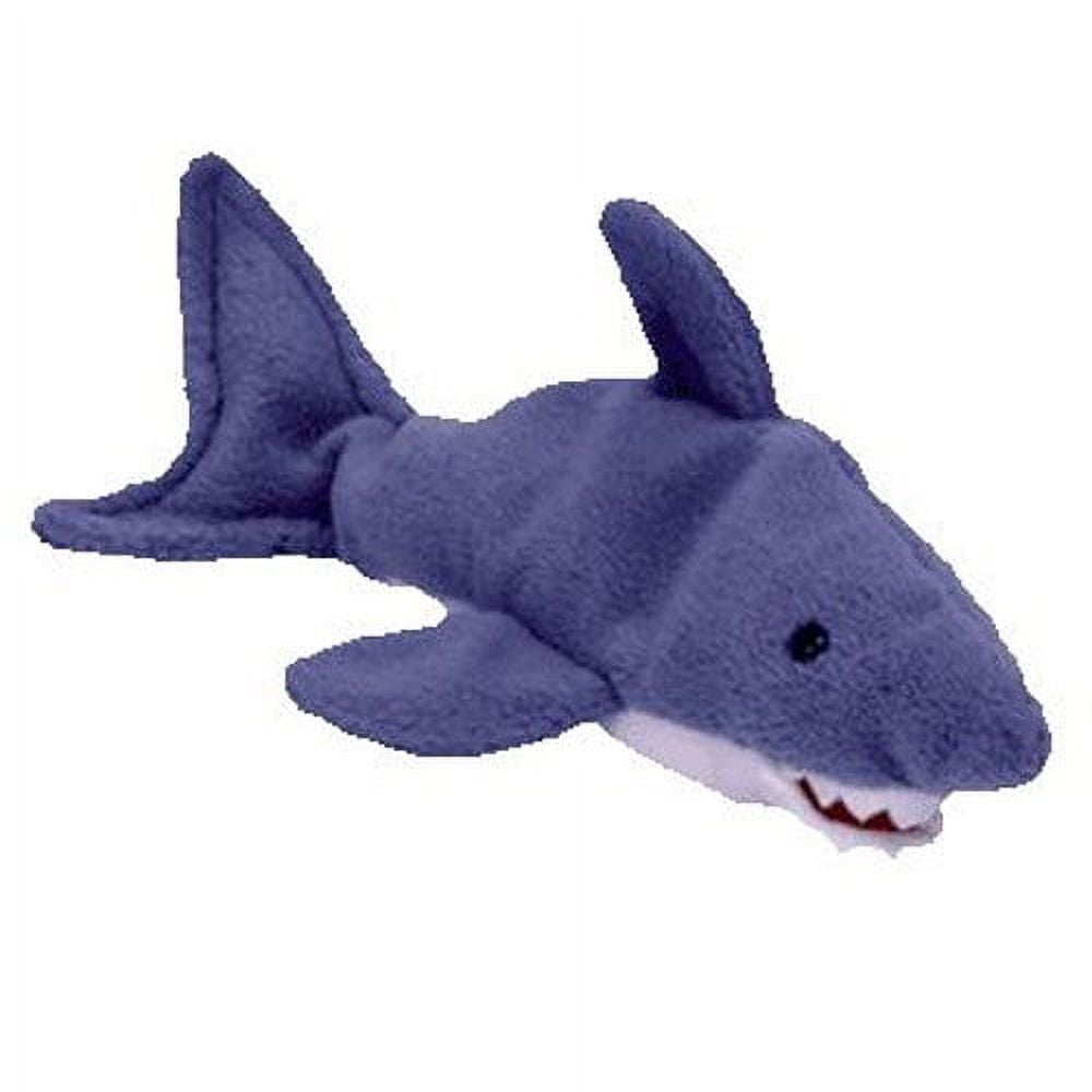 TY Beanie Baby - CRUNCH the Shark (NO TY HANG TAG) Plush - Walmart.com