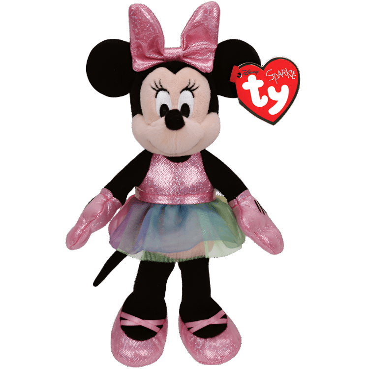 TY Beanie Baby - Disney Sparkle - MINNIE MOUSE (Ballerina) (8" Plush ...