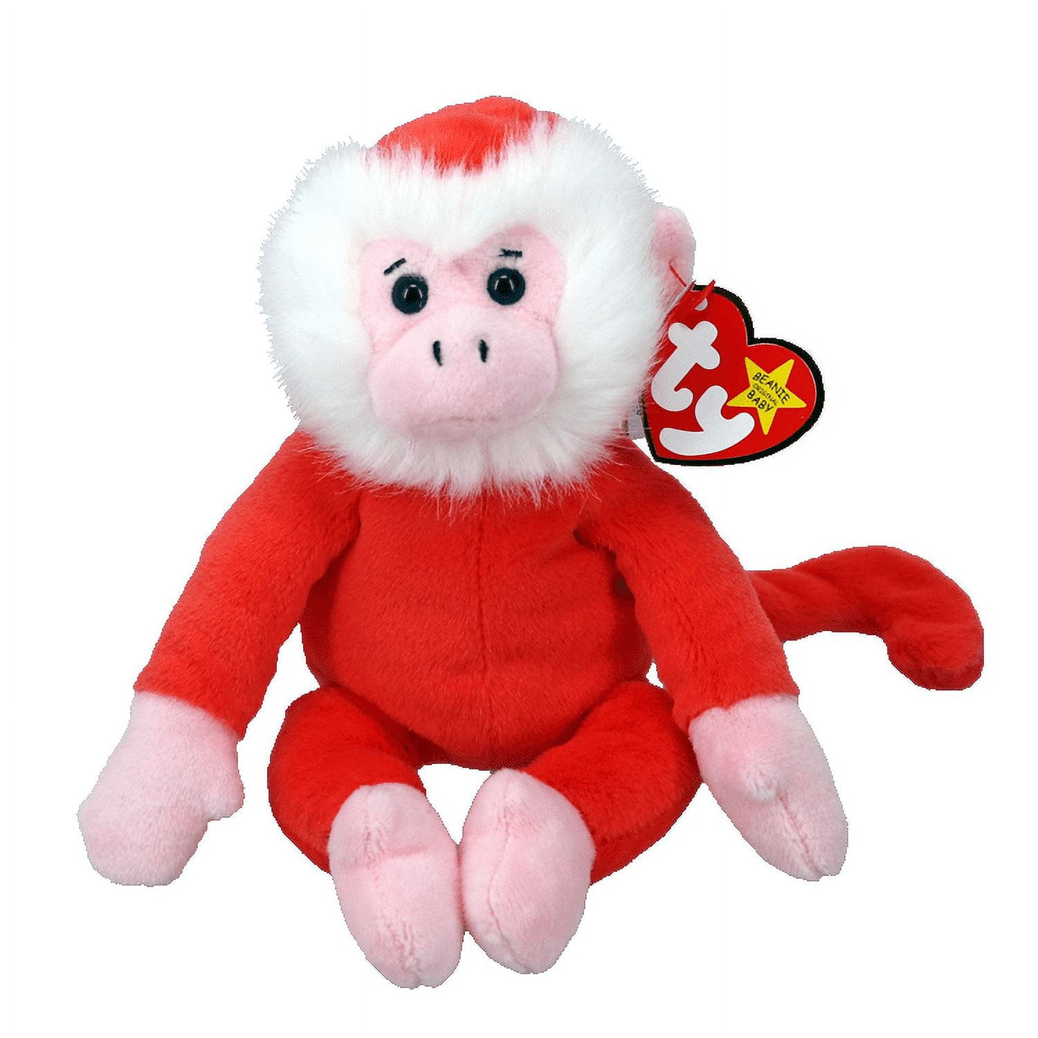 Ty Beanie Baby - Foster the Monkey – 30th Anniversary - Stuffed Animal ...