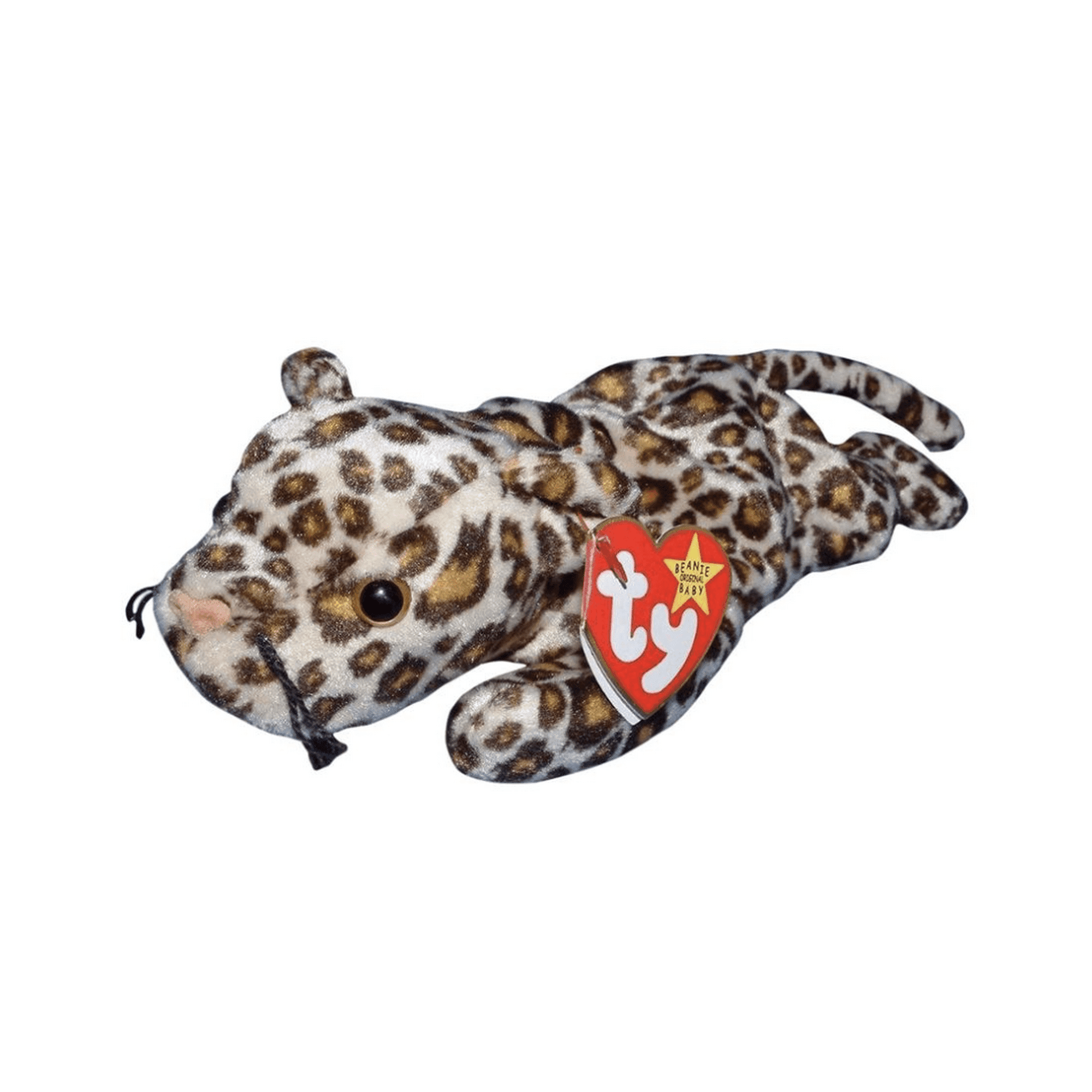 TY Beanie Baby - FRECKLES the Leopard (8.5" Plush)(BONUS 1 RANDOM TY ...