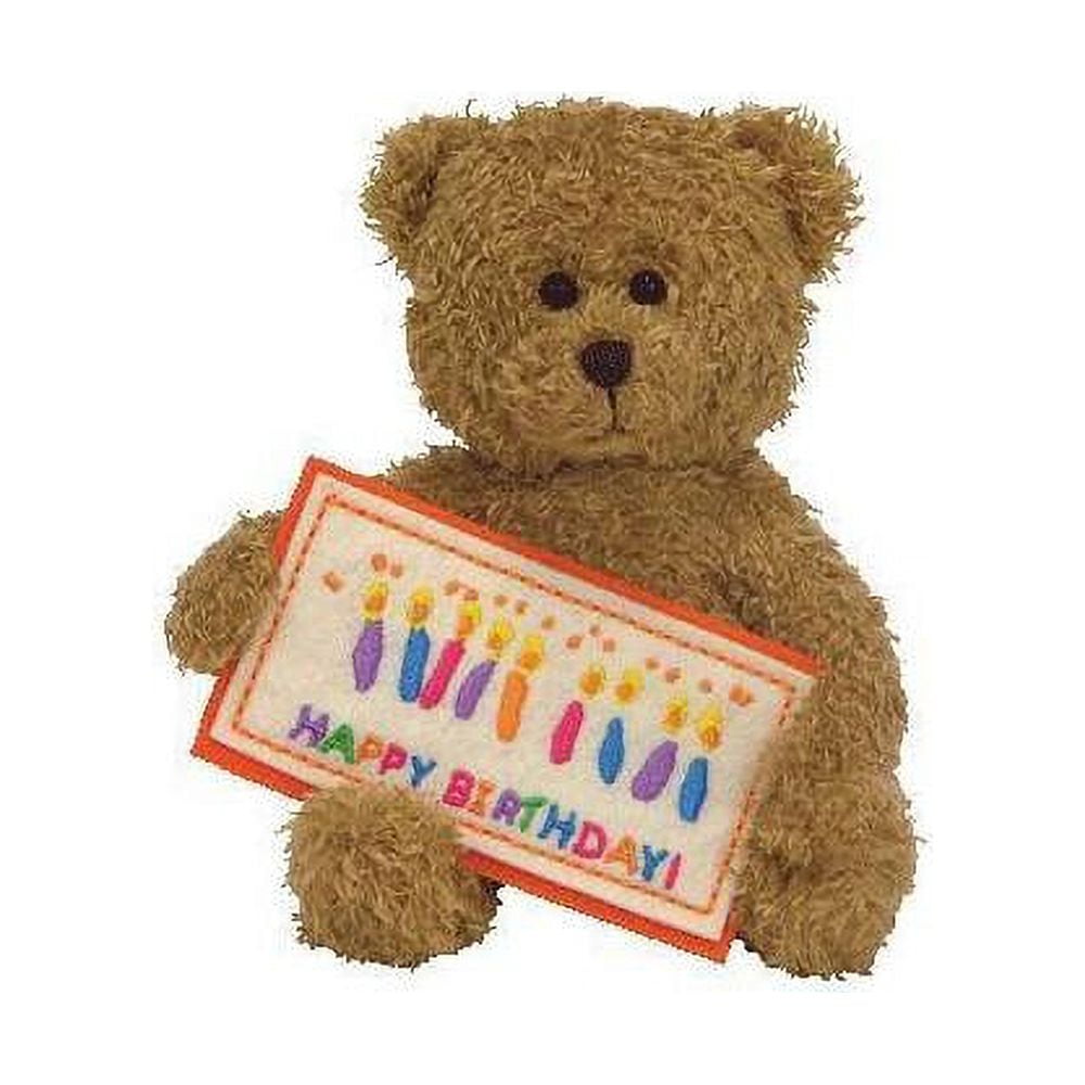 Ty Happy Birthday - Gold Bear - Walmart.com
