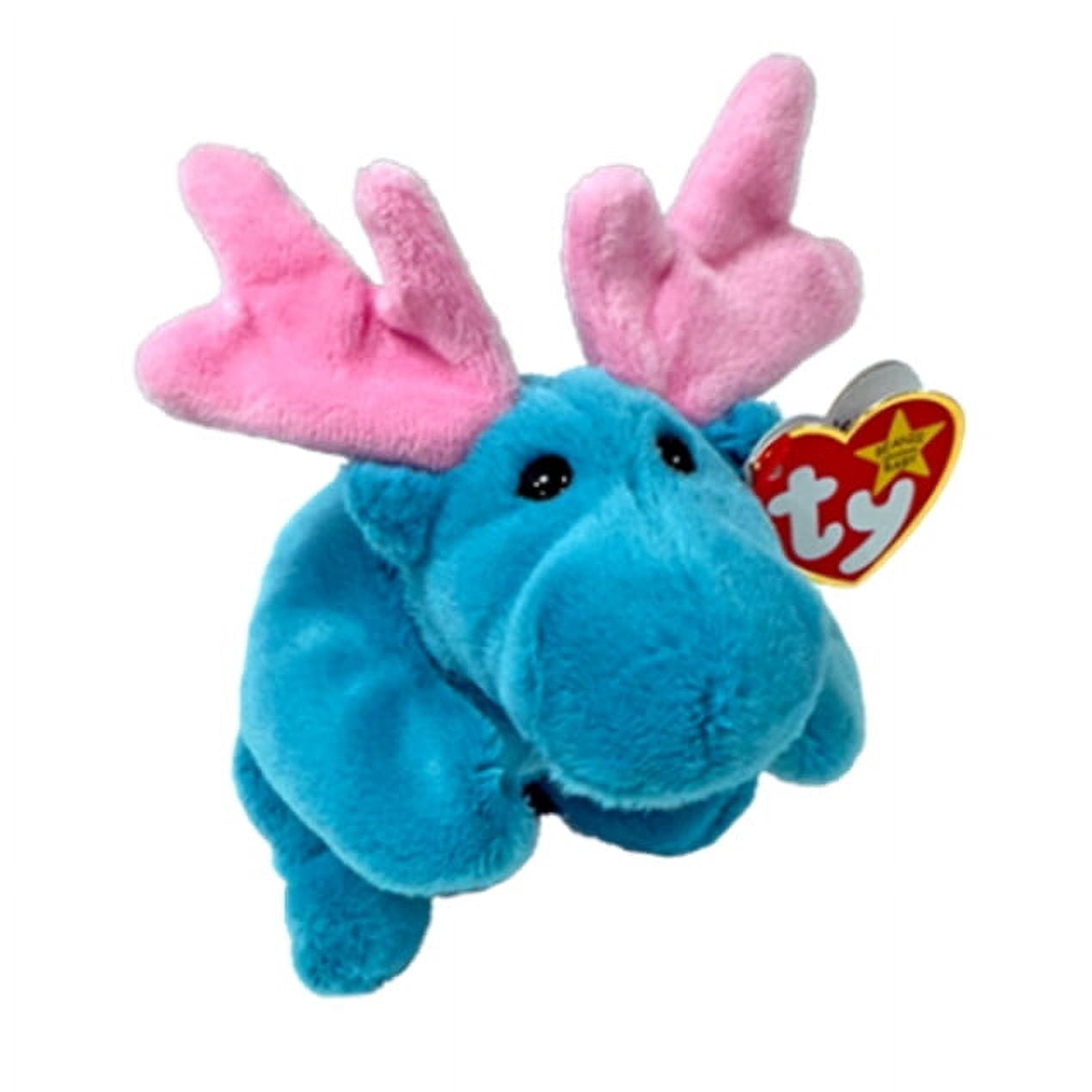 TY Beanie Baby - HUDSON the Blue Moose (8 inch) - Walmart.com