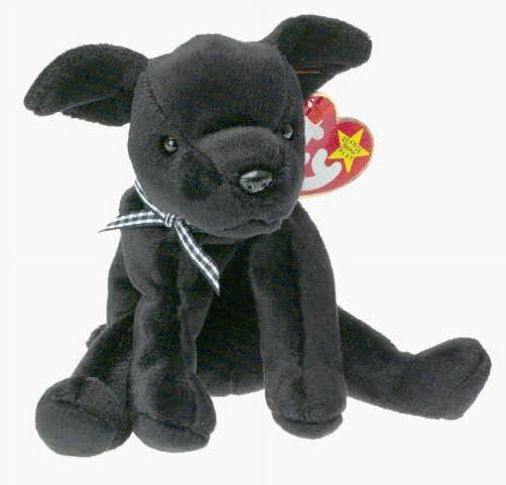 TY Beanie Baby - LUKE the Black Lab (6" Plush) (BONUS 1 RANDOM TY ...