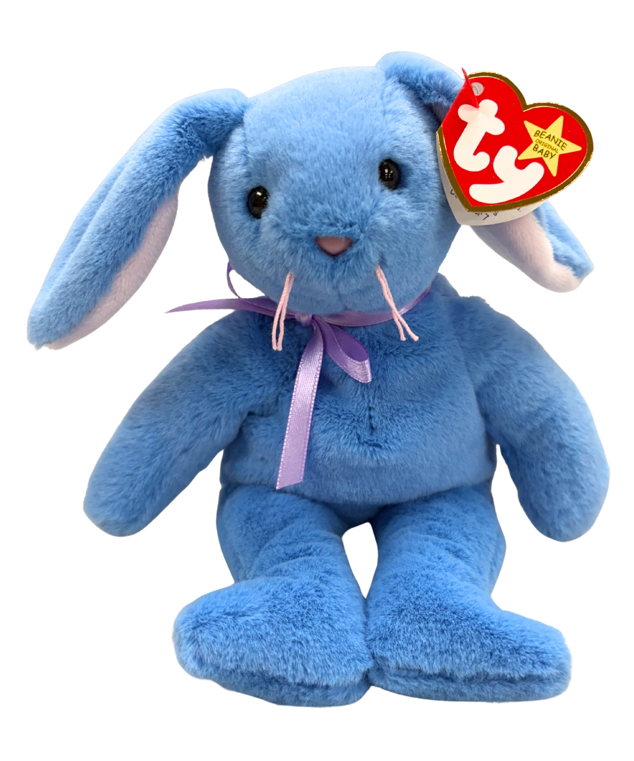 Ty Beanie Baby - Marsh the Blue Bunny – 30th Anniversary - Stuffed ...