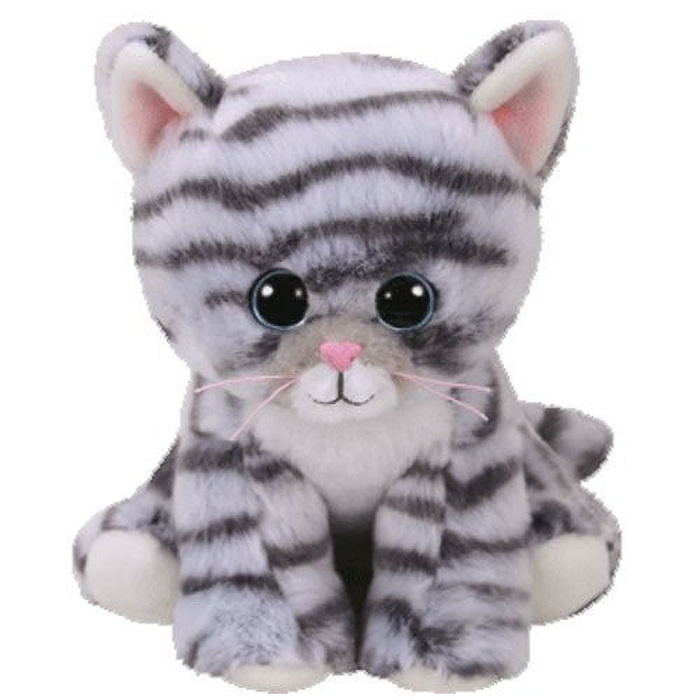 Millie Grey Tabby Cat TY Beanie Baby Plush for Preschool Play - Walmart ...