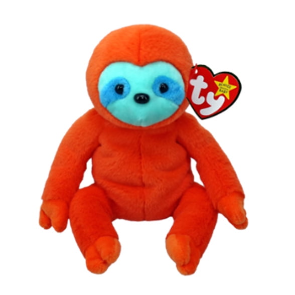 TY Beanie Baby - MOLASSES the Orange Sloth (8 inch) - Walmart.com