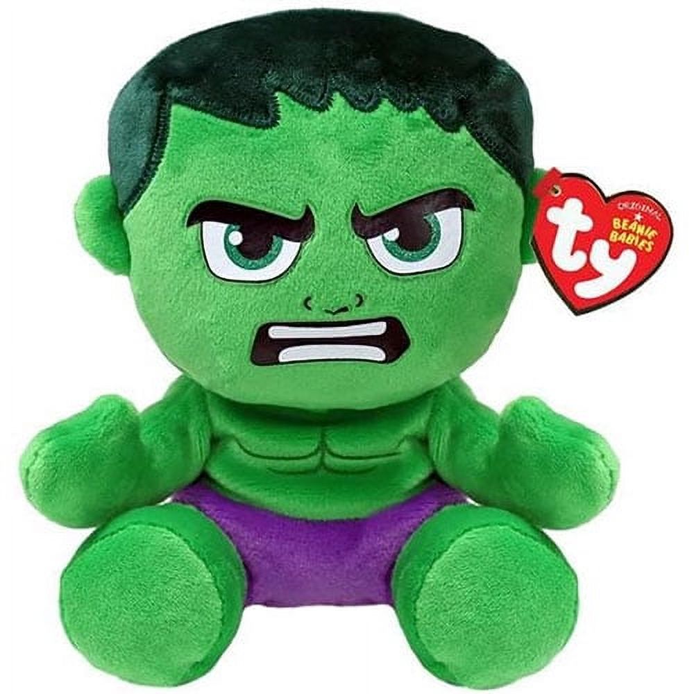 TY Beanie Baby Marvel Super Heroes - HULK [2023](Soft Body - 7.5 inch ...