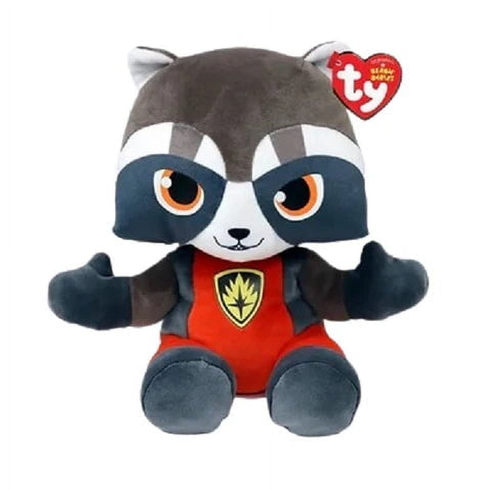 TY Beanie Baby Marvel Super Heroes - ROCKET RACCOON [2023](Soft Body ...